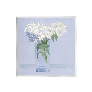 Stupell Lovely Flower Blossom Bouquet Pale Purple Accent Wood Wall Art ...