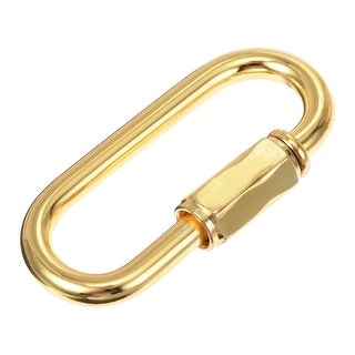 4pcs Chain Connector 4mm Oval Shape Quick Link Screw Lock Clips - Bed ...