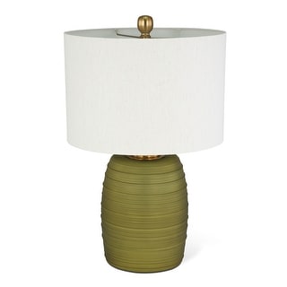 Fiona 24" Green Glass Table Lamp - Bed Bath & Beyond - 39154999
