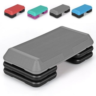 29 Inch Adjustable Workout Fitness Aerobic Stepper Exercise Platform ...