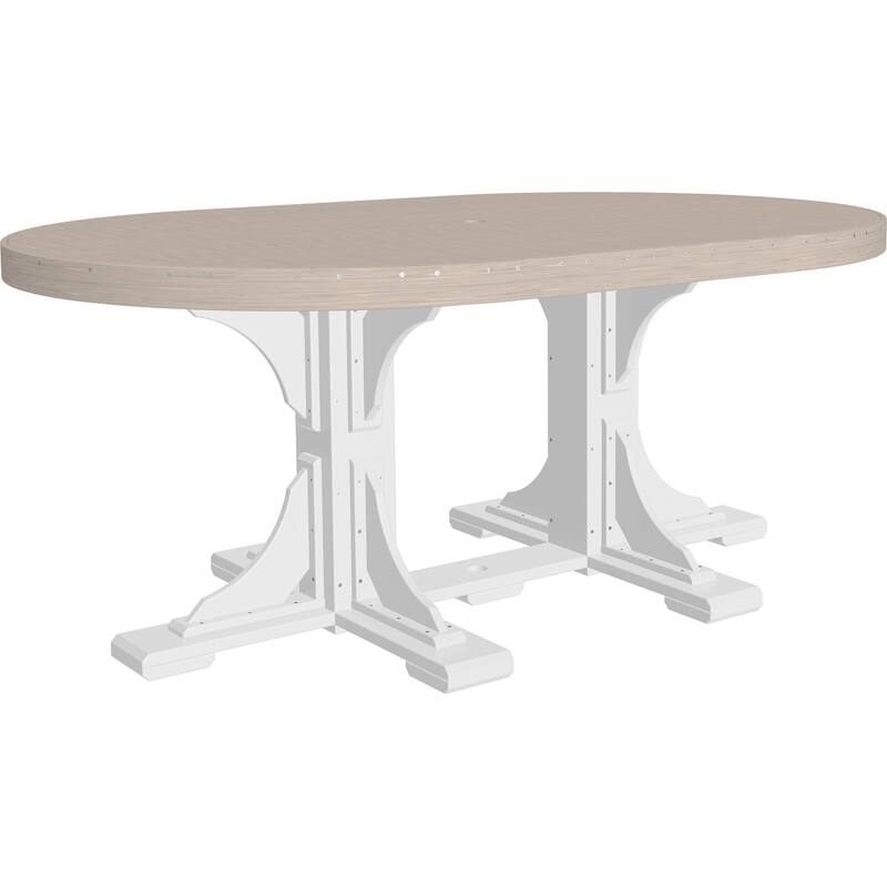 Poly Lumber Round Dining Table Set with Island Chairs - Overstock ...