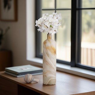 Sagebrook Home 20" Sutton Grey Glass Bottle Large, 20"H - Bed Bath ...