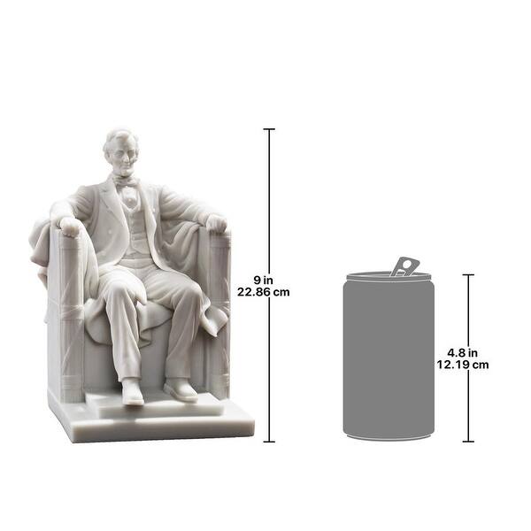 Design Toscano Abraham Lincoln Memorial Bonded Marble Resin Statue ...