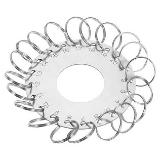 20 Rings Stainless Steel Key Organizer Keyring Holder Management ...
