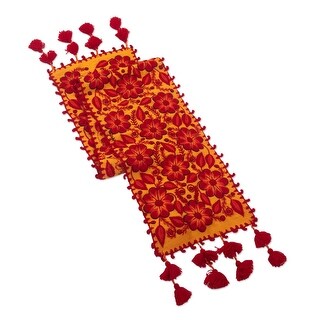 Novica Handmade Ayacucho Sunrise Table Runner - Bed Bath & Beyond ...