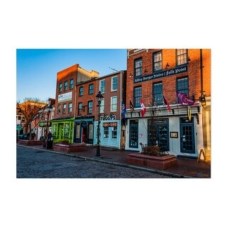 Fells Point Baltimore Maryland Sunset at Fells Point Art Print/Poster ...
