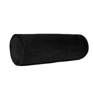 Sherry Kline Velvet Zippered Neck Roll Bolster (set of 2) - Bed Bath ...