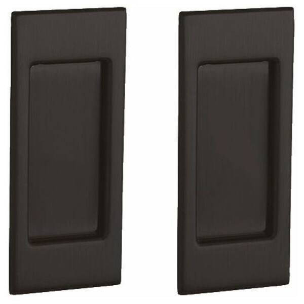 Baldwin Santa Monica Full Dummy Pocket Door Set with Double Door Catch ...