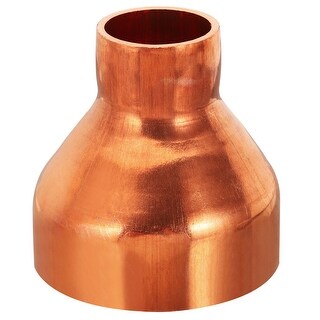 Copper Reducer, Pure Copper Reducing Coupling Fitting Pipe Tube ...