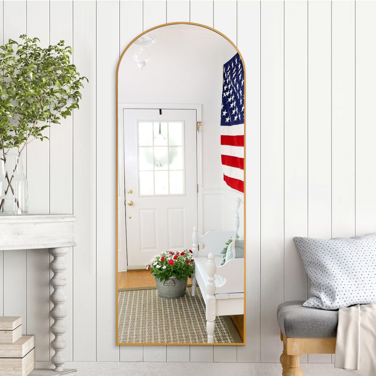 65''x22'' Full Length Mirror Floor Mirror - N/A - Bed Bath & Beyond ...