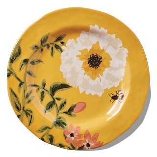 Bee Floral Melamine Salad Plate S4 - Bed Bath & Beyond - 39855538