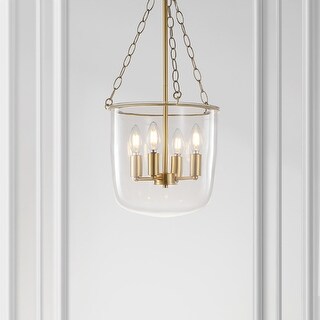 SAFAVIEH Yasemin 4-Light 13-inch Hanging Chain Pendant Light Fixture ...