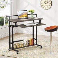 Portable Standing Desk , Adjustable Height Couch Table with Keyboard ...
