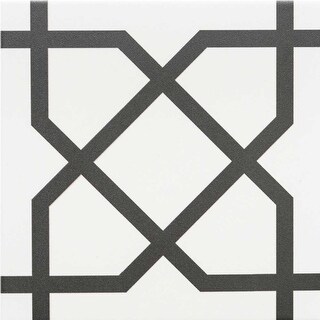 Gatsby 6x6 Matte Porcelain Encaustic Tile - Floor, Wall & Backsplash ...
