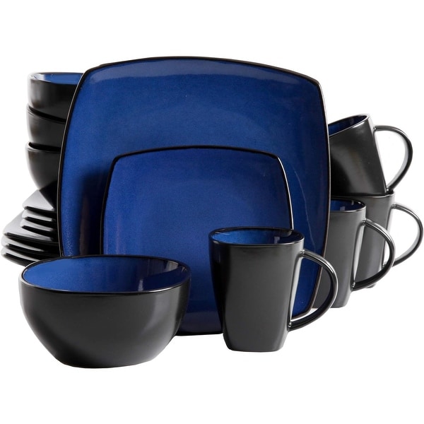Sango Kaya Blue 16 Piece Stoneware Dinnerware Set, Service for 4 - On ...