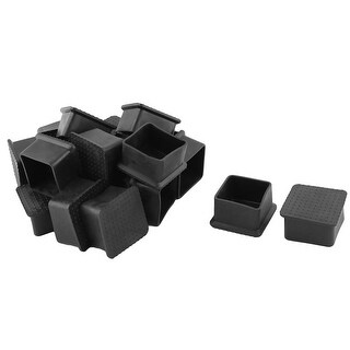 19Pcs Antislip Rubber Square 40x40mm Furniture Leg Cover Protector ...