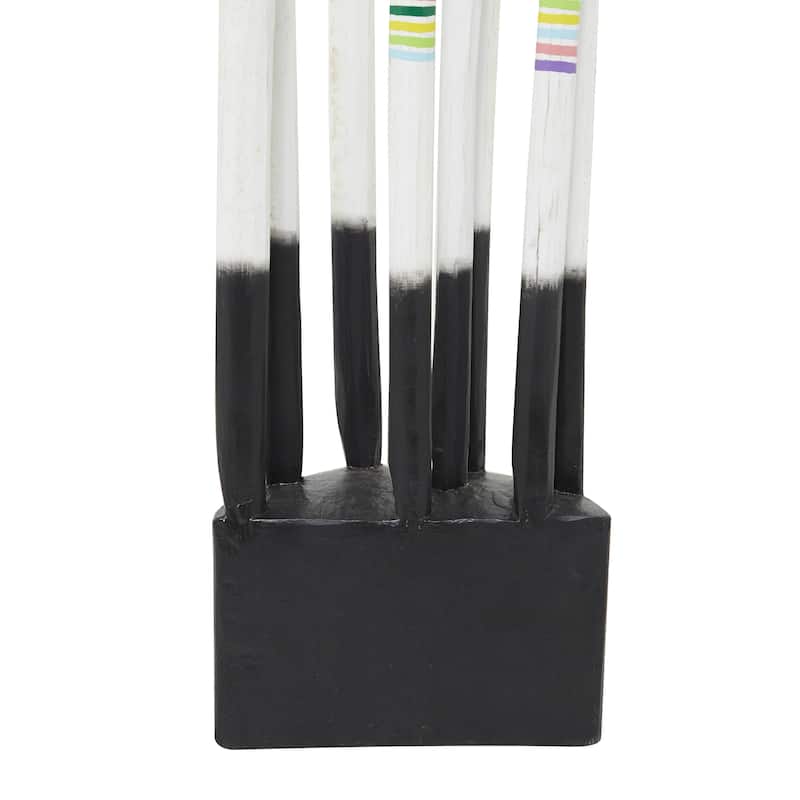 Metal Animal Indoor Outdoor Tall Decorative Sculpture with Detailed ...