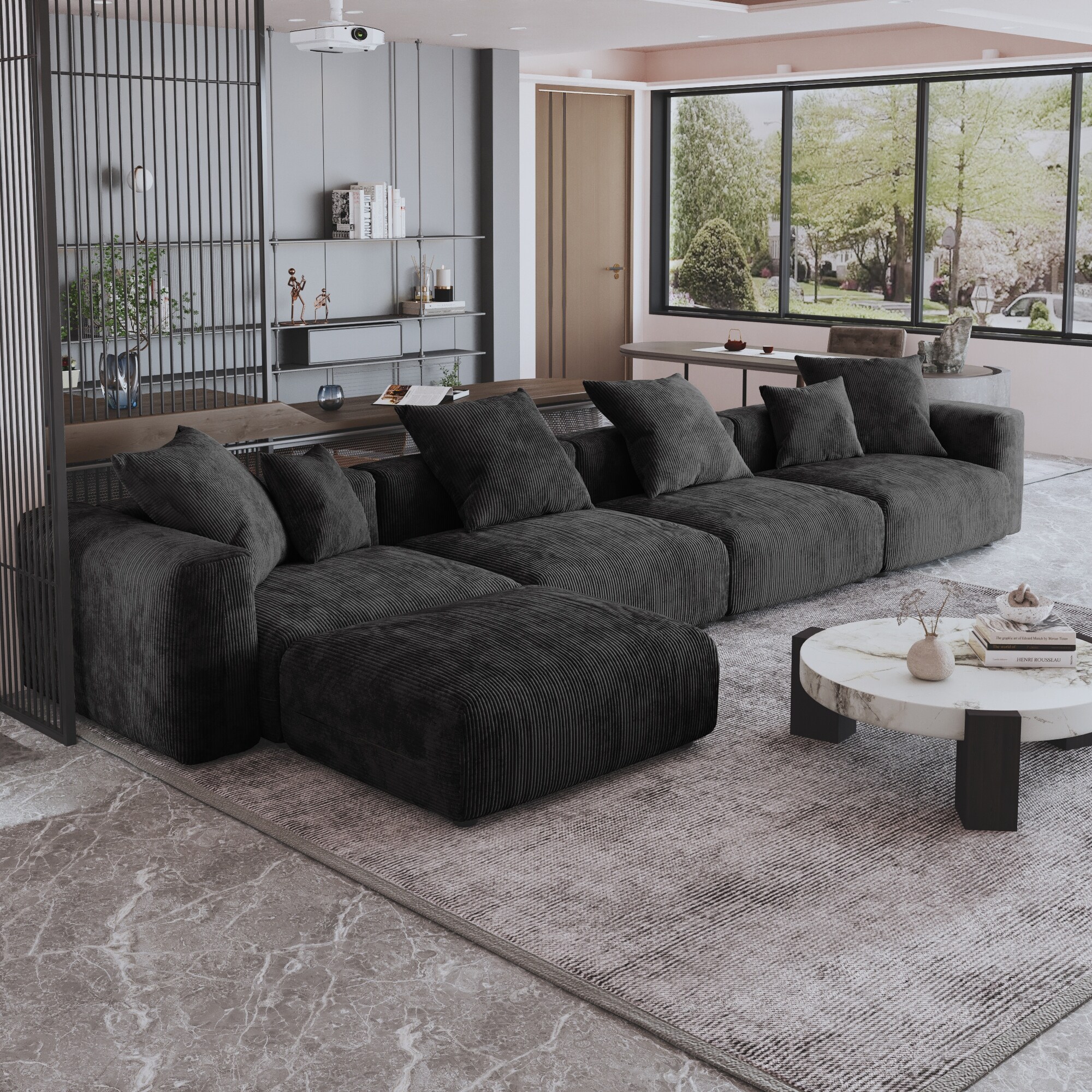 Comfy l sofa store