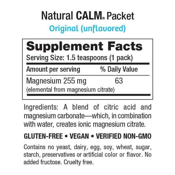 Natural Vitality Calm Counter Display - Assorted Flavors - Case of 8 ...