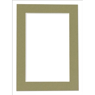 6x10 Mat Bevel Cut for 4x8 Photos - Acid Free Valley Green Precut ...