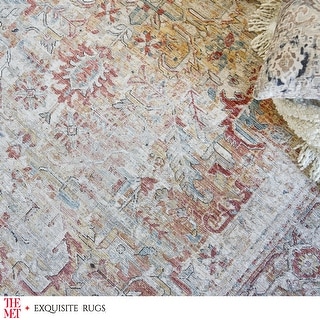 The Met X Exquisite Rugs Antique Loom Cream/Rust Area Rug. - Bed Bath ...