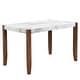 Modern Rectangular Faux Marble Style Dining Table - Bed Bath & Beyond ...