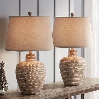 Beige Southwest Style Pot Table Lamps Set of 2 - 27" x 16" - Bed Bath ...