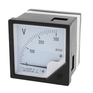 DC 0-300V 1.5 Accuracy Rectangle Panel Analog Voltmeter Voltage Meter ...