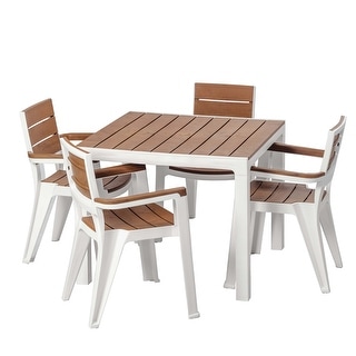 Inval Madeira 4-Seat Dining Table & Chair Set by MQ - Bed Bath & Beyond ...