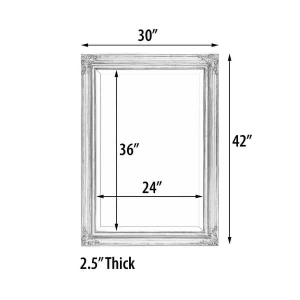 Mini Grand Victorian Rectangular Wall Mirror Perfect for Wall Decor ...