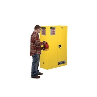 Justrite Safety Cabinet Label,12 inx10 in,Paper 29002 - 1 Each - Red ...