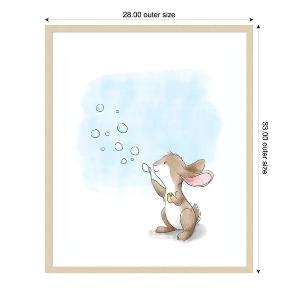 blowing bubbles wall art