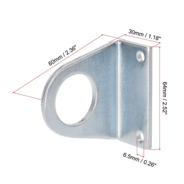 Cylinder Clevis Mounting Bracket 2 Bolt Holes Pneumatic Parts for 40mm ...