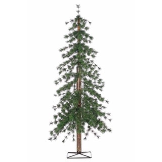 5 Foot High Pre Lit Alpine Tree with Clear White LED Lights - Bed Bath ...