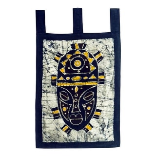 Novica Handmade Masked Man Batik Cotton Wall Hanging - Bed Bath ...