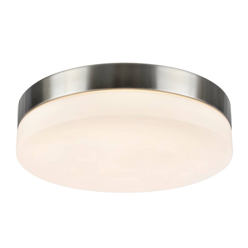 Aspen Creative LED Large Flush Mount Ceiling Light Fixture, Satin ...
