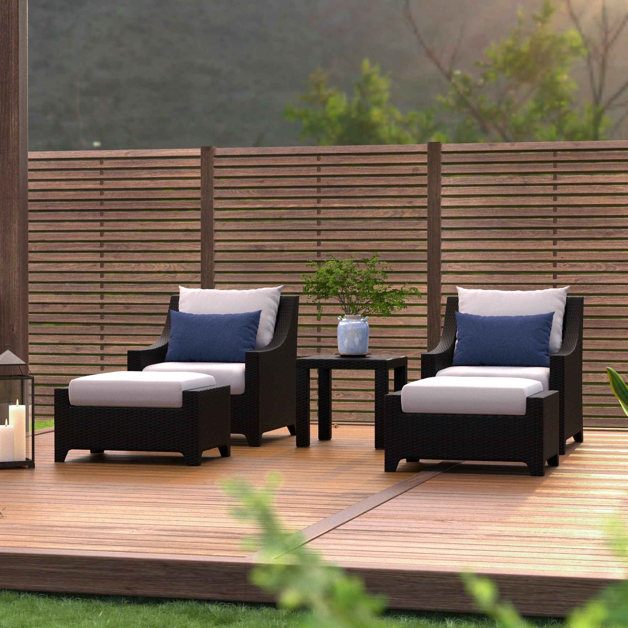 Aluminum Outdoor Club Chairs - Bed Bath & Beyond