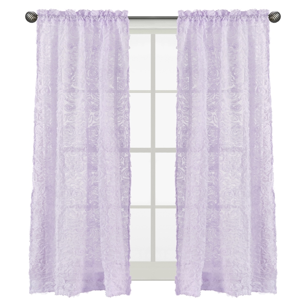 Lavender Nursery Curtains