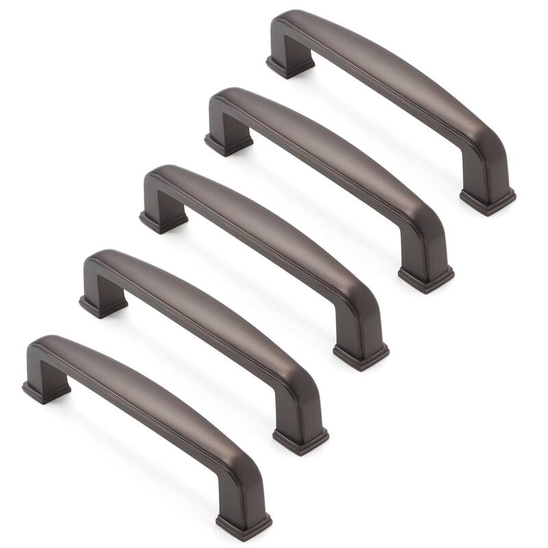 Solid Oil Rubbed Bronze Bar Cabinet Handles 334in Hole Centers ...