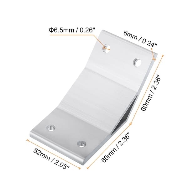 2Pcs 135 Degree Angle Aluminum Profile Corner Brackets 6060 Series ...