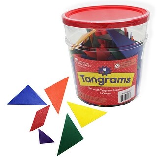 Tangrams Classpk 6 Colors 30 Tangrams In Bucket - Bed Bath & Beyond ...