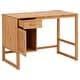 Ren Home Talo Desk with Closed Storage and Drawer - Bed Bath & Beyond ...