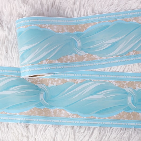 blue wallpaper borders