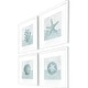 Paragon Coastal Mosaic Framed Art - Set of 4 - Bed Bath & Beyond - 43098771