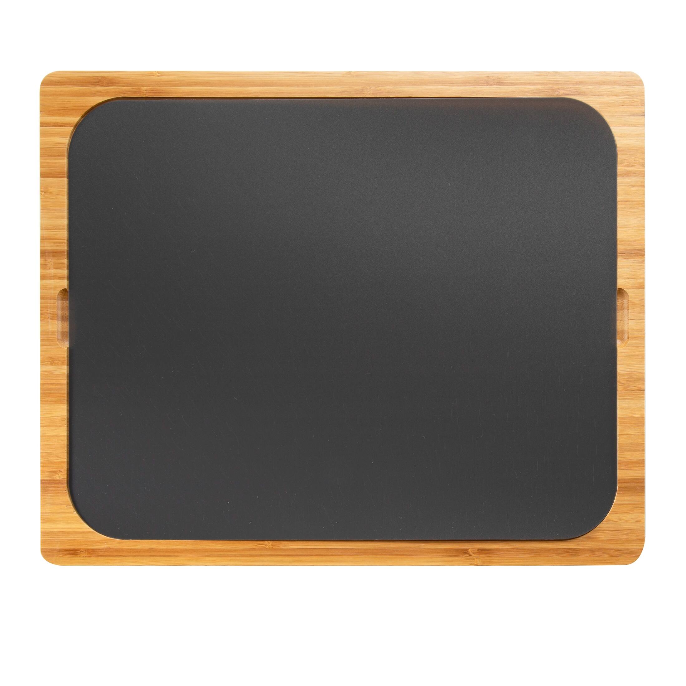 Seville Classics Bamboo Cutting Board And 7 Color Coded Flexible