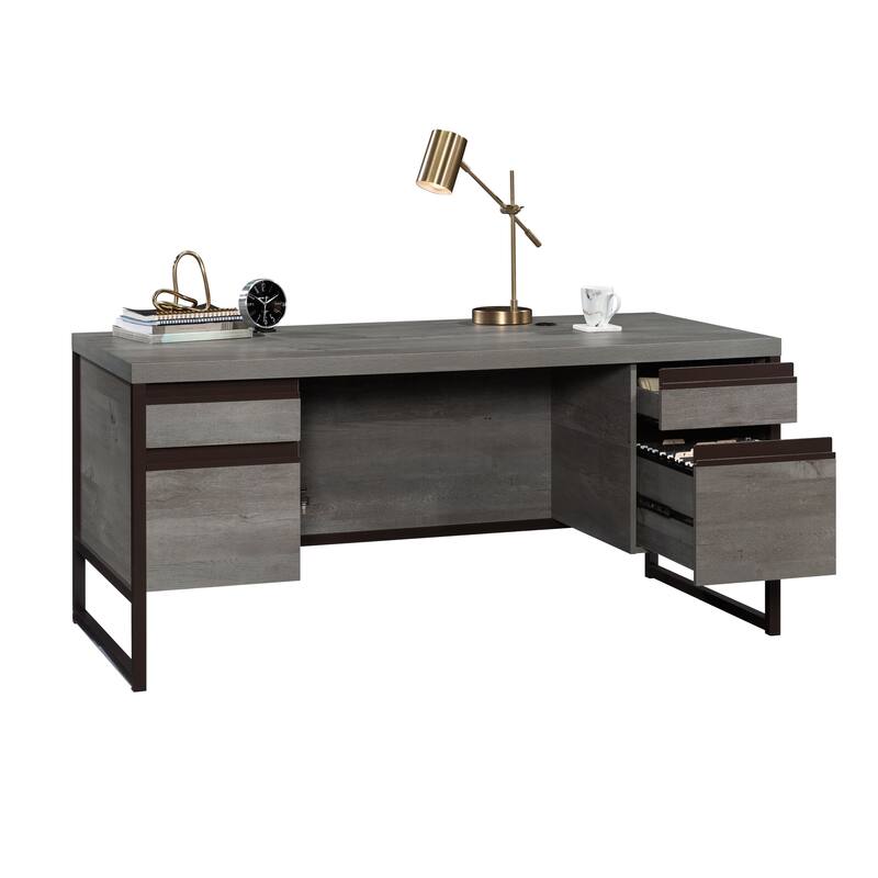 Manhattan Gate 66" Executive Desk Mo - Overstock - 40327755