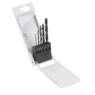 High Speed Steel Cobalt Jobber Twist Drill Bit Set 1.5mm - 5mm 5 Pcs ...