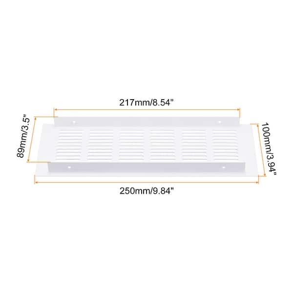 Air Vents Cover, 1Pcs 250 x 100mm - Aluminum Alloy Air Return Vent ...
