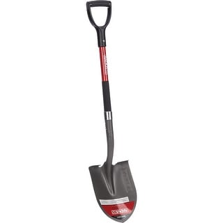 Radius Premium D-Handle Round-Point Shovel, Fiberglass Shaft - Bed Bath ...