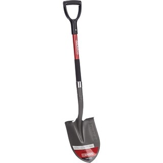 Radius Premium D-Handle Round-Point Shovel, Fiberglass Shaft - Bed Bath ...